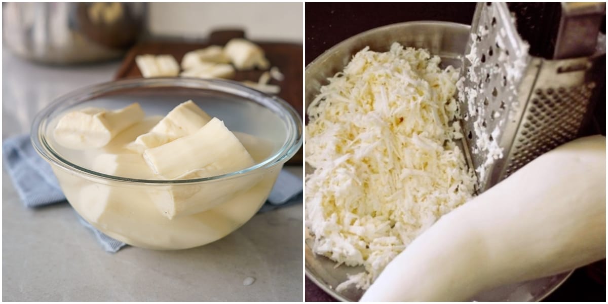 Bolinho de mandioca crua - uma delicia e super fácil de fazer